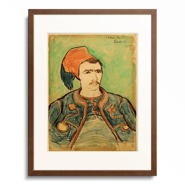 Gogh, Vincent van 1853-1890."The Zouave", around 20 June 1888,Arles.Pencil, reed pen, wax crayon and watercolour, 31.5 ×...