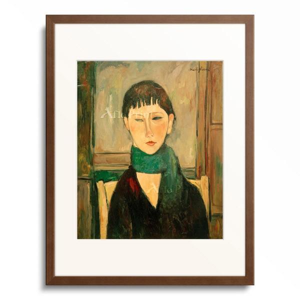 Modigliani, Amedeo. 1884-1920."Maria", 1918.Oil on canvas, 66 × 54cm.USA, private collection.WARNING! THIS PAINTING HAS ...