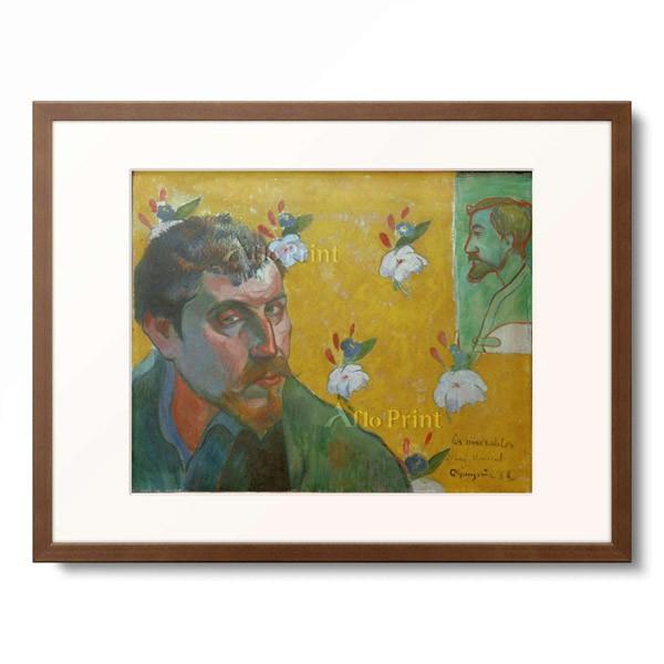 Paul Gauguin; French painter; Paris 7.6.1848 - Atuona on Hiva Oa (Marquesas Islands) 8.5.1903."Self-portrait with the po...