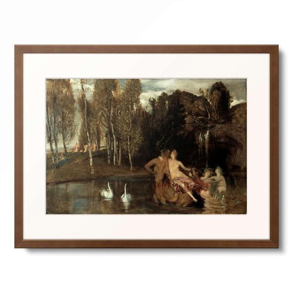 B|cklin, Arnold 1827-1901."Die Gefilde der Selige", (Elysian Fields).Oil sketch.Winterthur, Oskar Reinhart Collection.