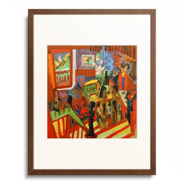 Kirchner, Ernst Ludwig 1880-1938."Corner of the studio", 1920.Painting.Berlin, SMB, Nationalgalerie.