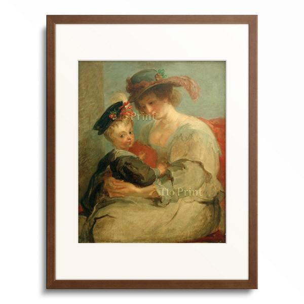 Renoir, Auguste 1841-1919."Copie d’apres Rubens" (Copy after Rubens), c. 1863.(Partial copy after Peter Paul Rubens, Hel...