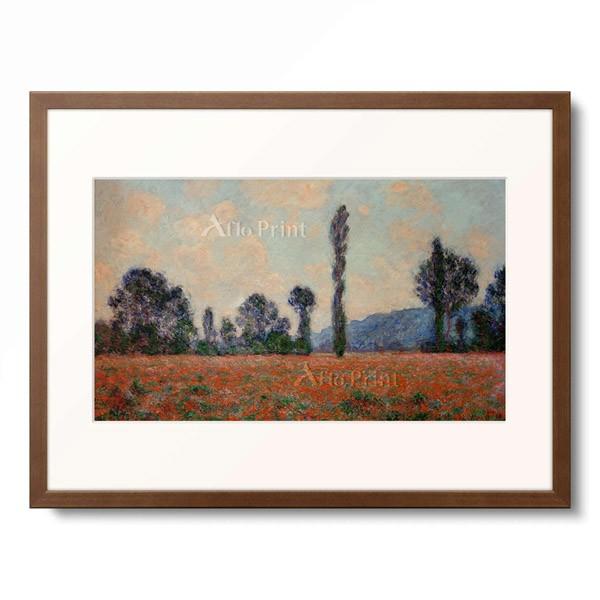 Monet, Claude 1840-1926."Champ des Coquelicots", (Poppy field),1890.Oil on canvas, 59.7 × 100.3cm.Northampton (Mass.), S...