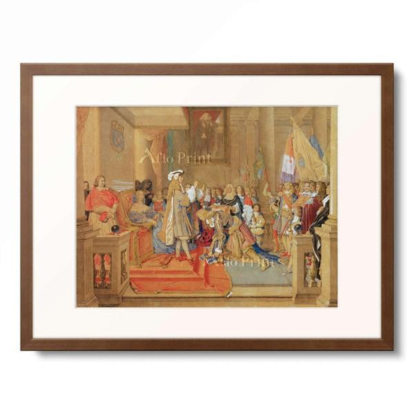 Philip V, King of Spain (1700-Jan. 1724 and Sept. 1724-46); 1683-1746.- "La Remise de la Toison d’or au Marechal de Berw...