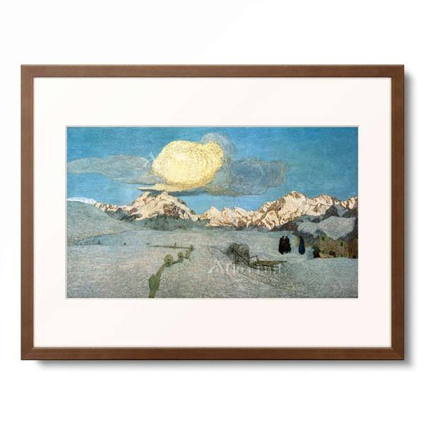 Segantini, Giovanni1858.-1899,Italian painter.Death.(Right panel of the Alpine Triptych: Death or Decay), 1896-99.Oil on...