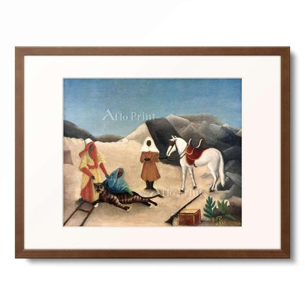 Rousseau, Henri 1844-1910."La Chasse au tigre" (The Tiger Hunt),1895/96.Oil on canvas, 38 × 46cm.Gift of Ferdinand Howal...