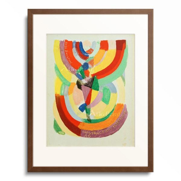 Delaunay, Robert 1885-1941."Robe simultanee" (Simultaneous Dress),1913/14.Gouache on paper,34 × 27 cm.Private collection.