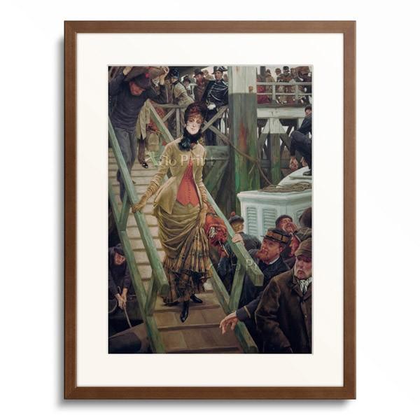 Tissot, James 1836-1902."Embarquement a Calais" (Embarkation in Calais), 1884.Oil on canvas, 141 × 98cm.Antwerp, Kgl. Mu...