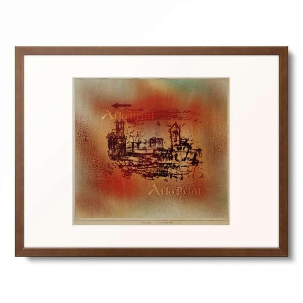 Klee, Paul 1879-1940."Storm over the City",1925.210 (V 10)Oil transfer and splashed watercolour on chalk-primed paper, m...