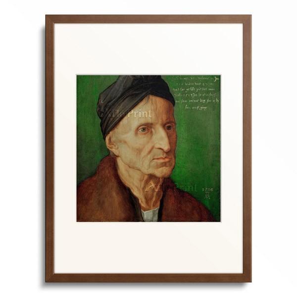 Wolgemuth, Michael; Painter and woodcutter; Nuremberg 1434 - ibid. 30.11.1519."Portrait of the Nuremberg painter Michael...