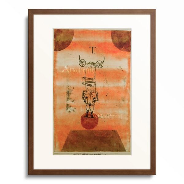 Klee, Paul 1879-1940."Weibsteufel, die Welt beherrschend"(She Devil, ruling the world),1921, 73.Oil transfer and waterco...