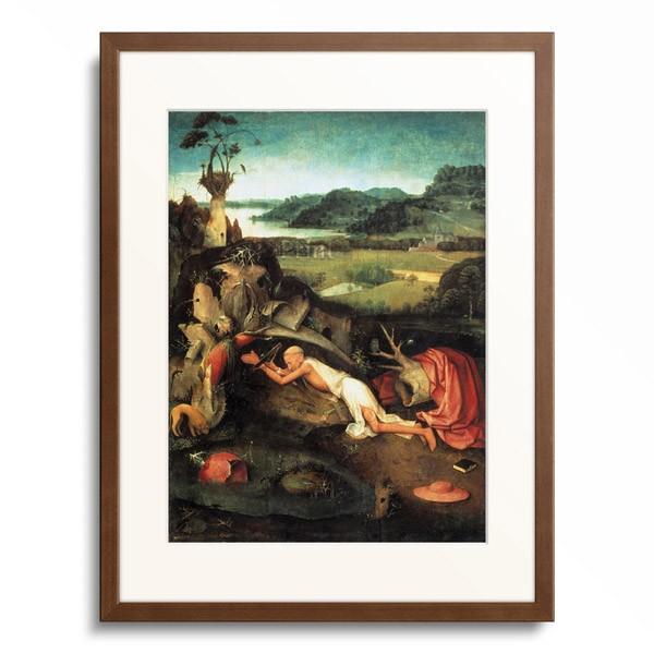 Bosch, Hieronymus ca 1450 - 1516."Saint Jerome Praying" (The Penitent Saint Jerome).(Jerome, Church Father, 331 - 419/20...