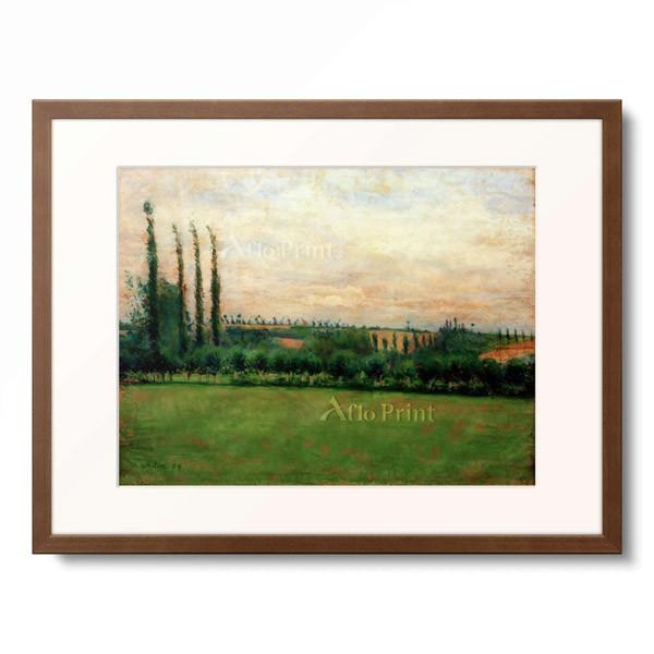 Caillebotte, Gustave 1848-1894."Prairie" (Meadow), 1878.Pastel drawing, 46 × 61 cm.Joseph aund Deborah Goldyne.