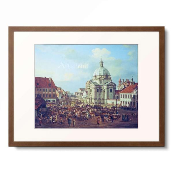 Warsaw - Warszawa (Polen),Saint Casimir church on the New Town Market Square (monastic church of the Sisters of the Sacr...