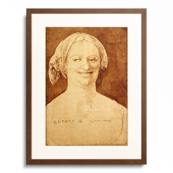 Durer, Albrecht. 1471-1528."Windische Bauerin"(Farmer’s wife from Windisch), 1505. Pen and ink with brown wash. 41,6 × 2...