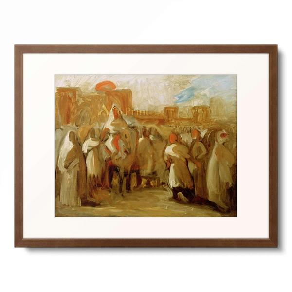 Mulai Abd ar-Rahman, Alouite sultan in Morocco (1822-59); 1788-1859. - "The sultan of Morocco Mulay Abd ar-Rahman receiv...