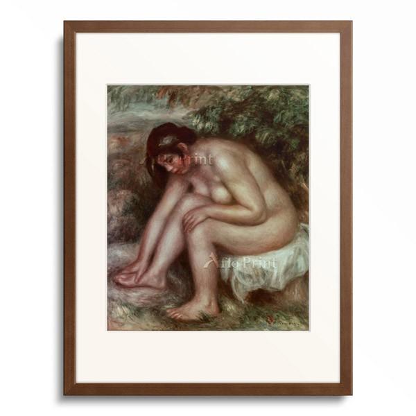 Renoir, Auguste 1841-1919."Apres le bain" (After the Bath), around 1910.Oil on canvas, 66 × 56cm.Niarchos Collection.