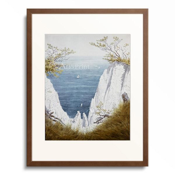 Friedrich, Caspar David 1774-1840."Die Wissower Klinken mit Blick auf das Meer" (The Wissower Klinken with view of the s...