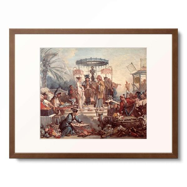 Boucher, Francois 1703-1770."The Chinese Wedding", 1742.(Design for a tapestry for the gobelin manufactory of Beauvais)....