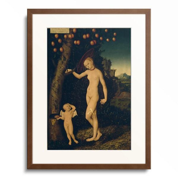 Cranach, Lucas the Elder 1472-1553."Venus and Amor as Honey Thieves", 1527.On beech, 83 × 58.2cm.Schwerin, Staatliches M...