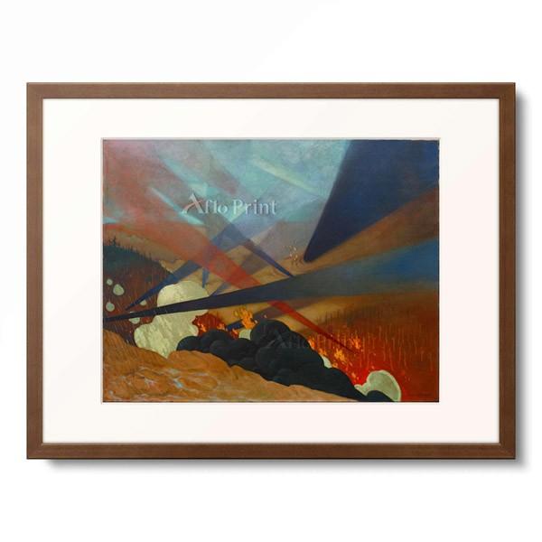 Vallotton, Felix 1865-1925.-"Verdun, tableau de guerre interprete". 1917.Oil on canvas, 114 × 146cm.Paris, Musee de l’Ar...