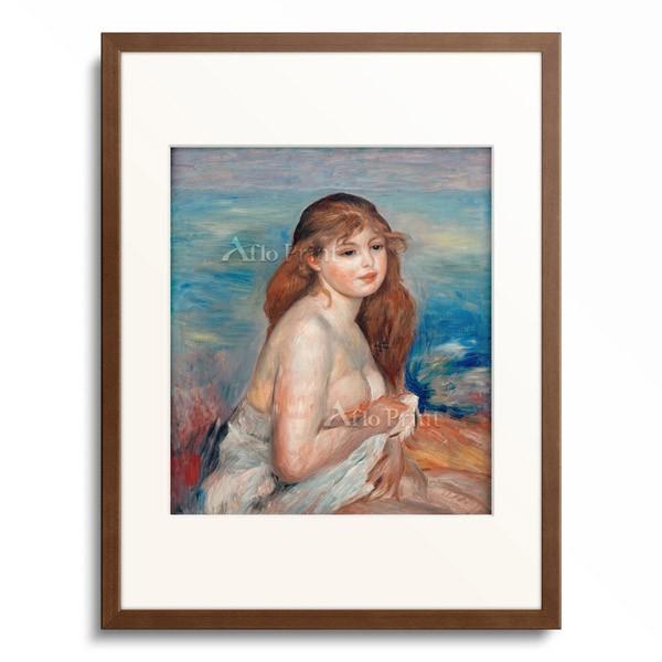 Renoir, Auguste 1841-1919."Baigneuse" (Bather), 1884/85.Oil on canvas, 60 × 54cm.Oslo, Nasjonalgalleriet.