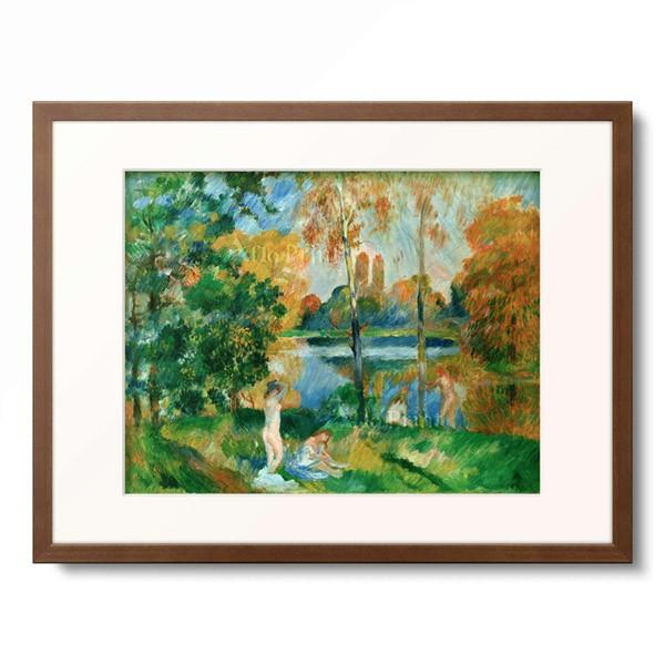 Renoir, Auguste 1841-1919."Paysage avec baigneuses" (Landscape with female bathers), c. 1885.Oil on canvas, 31 × 40cm.Pr...