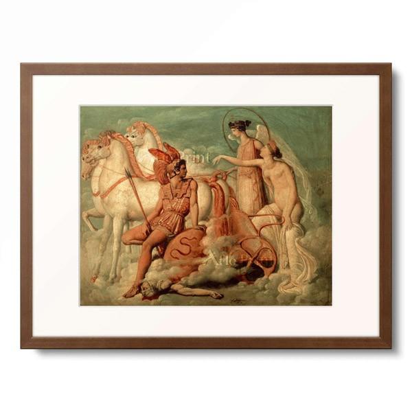 Ingres, Jean-Auguste-Dominique 1780-1867."The Return of the Injured Venus to the Olymp", c. 1805/06.(Homer, Ilias V).Oil...