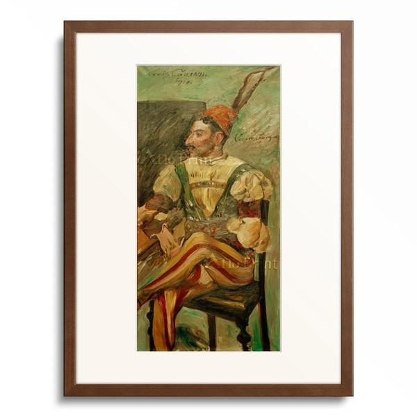 Corinth, Lovis 1858-1925."Cesare Borgia" (Arthur Kraft), 1914.(Fantasy portrait of the Italian ruler Borgia, 1475-1507. ...
