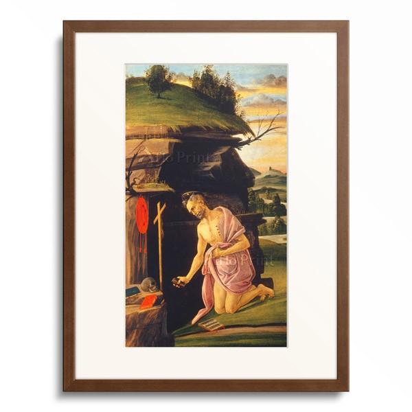 Botticelli, Sandro, origin. Alessandro Filipepi, 1445-1510."St. Jerome in the desert", c. 1495.Tempera, from wood mounte...