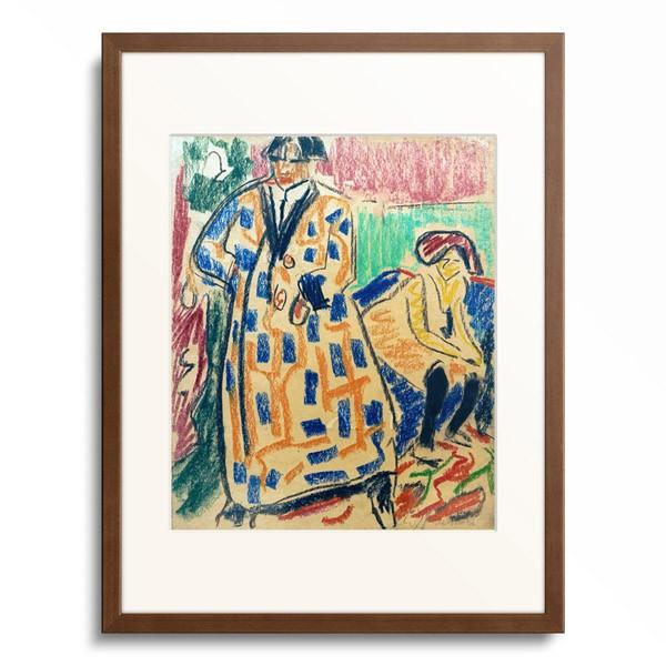 Kirchner, Ernst Ludwig painter, graphic designer and sculptor,Aschaffenburg 6.5.1880 - (suicide)Frauenkirch near Davos 1...