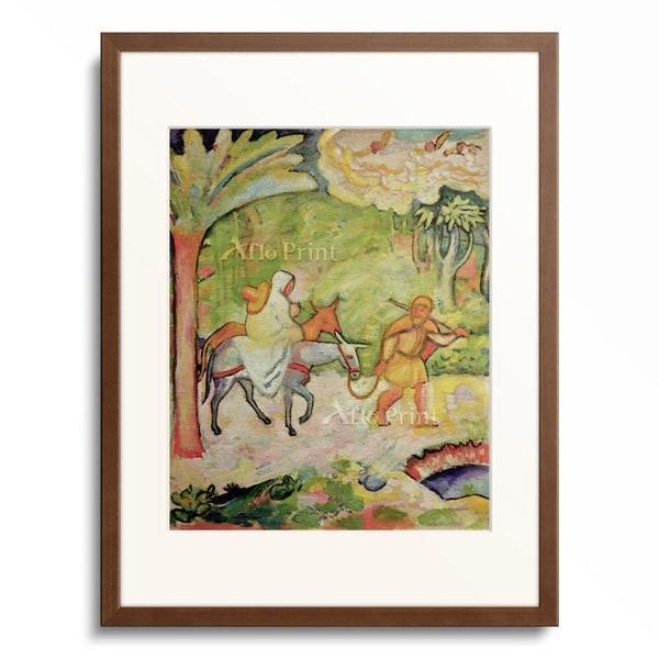 Macke, August 1887-1914."The flight to Egypt (after Durer) ",1910, oil on canvas, 68 × 53 cm.Privately owned.