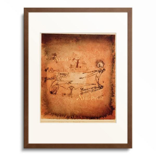 Klee, Paul 1879-1940."Brauende Hexen" (Witches Brewing),1922, 12.Oil transfer and watercolour on paper on cardboard, 32 ...
