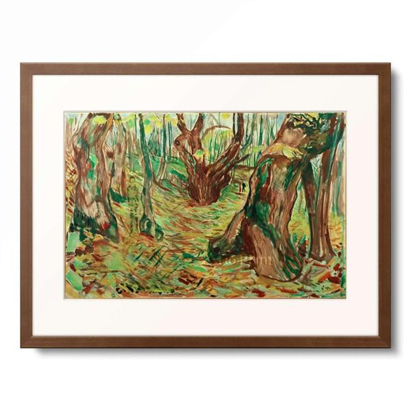 Munch, Edvard1863-1944,Norwegian painter."Gnarled tree trunks II", 1923.Oil on canvas, 100 x 150 cm.Inv. no. M 428.Oslo,...