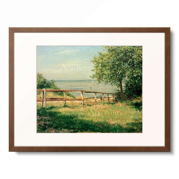 Caillebotte, Gustave 1848-1894."Champ au bord de la mer, Trouville"(Field Along Coast, Trouville), 1882.Oil on canvas, 5...