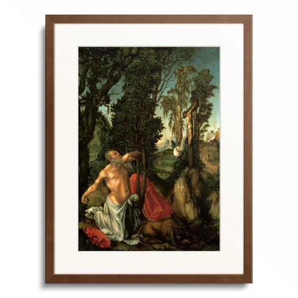 Cranach, Lucas th. E.. 1472-1553."The penitent St. Jerome", 1502.Oil on limewood, 55.5 × 41.5 cm.Inv. 6739Vienna, Kunsth...