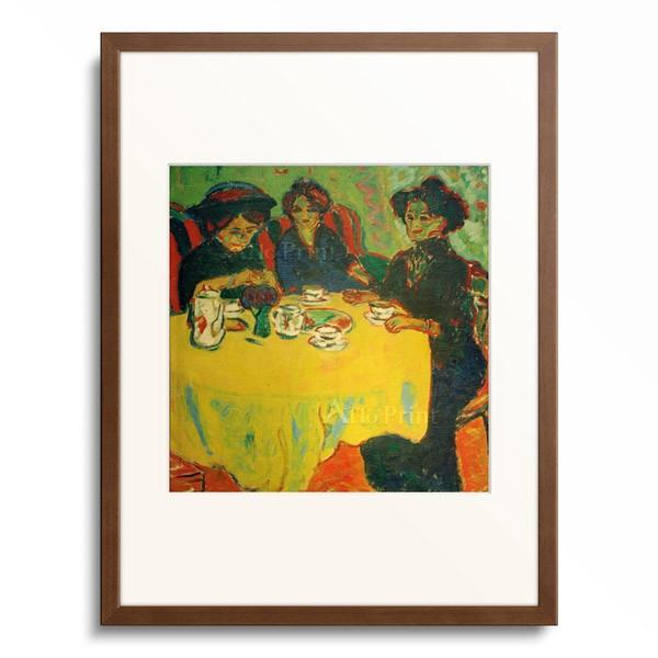 Kirchner, Ernst Ludwig1880-1938,German painter."Kaffeetafel" (Ladies having coffee), 1908.Oil on canvas, 117 × 114 cm.In...