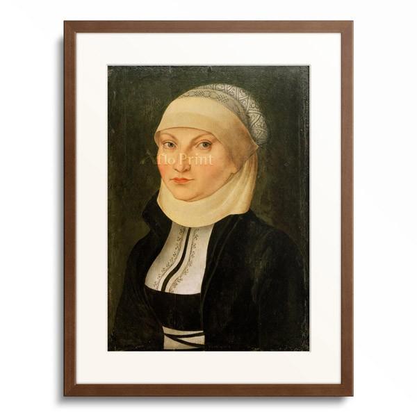 Bora, Katharina von; Wife of Martin Luther; Lippendorf (Sachsen) 29.1.1499- Torgau 20.12.1552.Portrait.Painting, after 1...