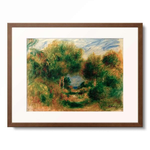 Renoir, Auguste 1841-1919."Sortie du bois, mer au fond"(Exit from Forest, Sea in Background), 1898.Oil on canvas, 30 × 3...