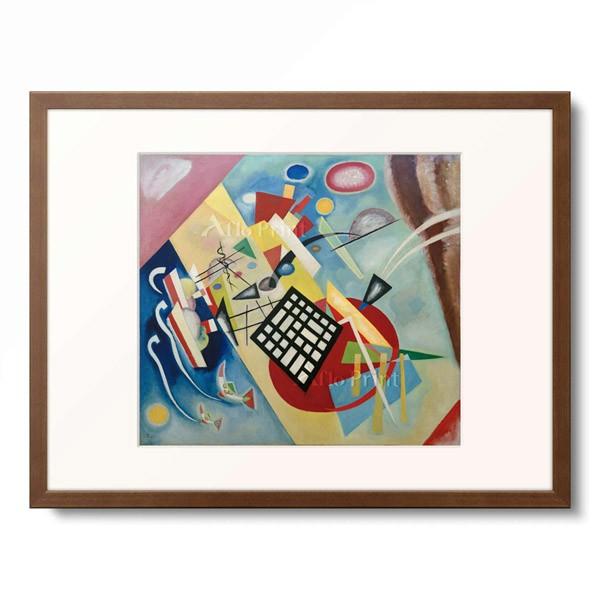 Kandinsky, Wassily. 1866-1944."Black Grid", 1922.Oil on canvas, 96 × 106 cm.Nachlass Nina Kandinsky, 1981.Centre Georges...