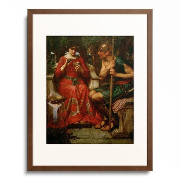 Waterhouse, John William, 1849-1917,English painter."Jason and Medea", 1907.Oil on canvas, 134 × 107 cm.Private collection.