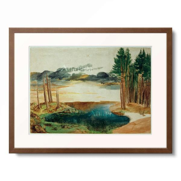 Durer, Albrecht German painter and printmaker, 1471-1528."Weiher im Walde" (Lake in the Woods),ca. 1495/97.Watercolour a...