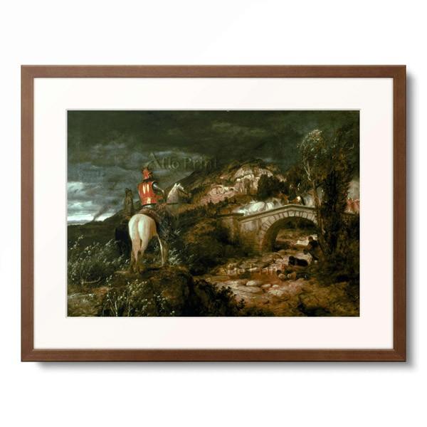 B|cklin, Arnold 1827-1901."Der Gotenzug", (Procession of the Goths), 1881.Varnished tempera on canvas,100.5 × 141.5cm.Ba...