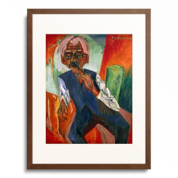 Kirchner, Ernst Ludwig 1880-1938."Old Farmer".Oil on canvas, 90 × 75.5cm.Buchheim Collection.Bernried, Buchheim-Museum.