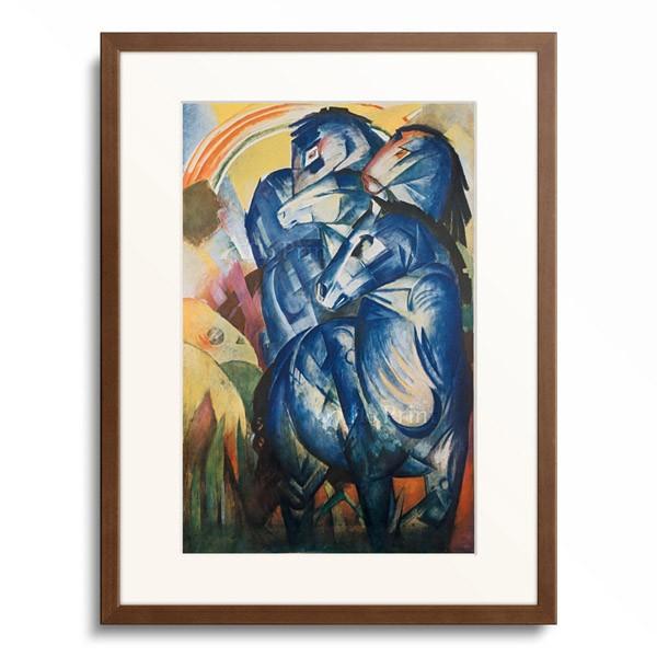 Marc, Franz 1880-1916."The tower of blue horses", 1913.Oil on canvas, 200 × 130 cm.Formerly Berlin, Nationalgalerie (los...