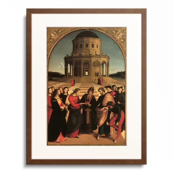 Raphael, originally Raffaello Sanzio 1483-1520."Marriage of Mary", 1504.Wood, 170 × 117cm.Milan, Pinacoteca di Brera.