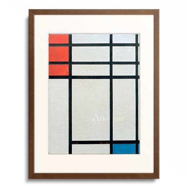 Mondrian, Piet 1872-1944."Composition in red, blue and white",1939 (first state) 1939-41 (second state).Oil on canvas, 4...