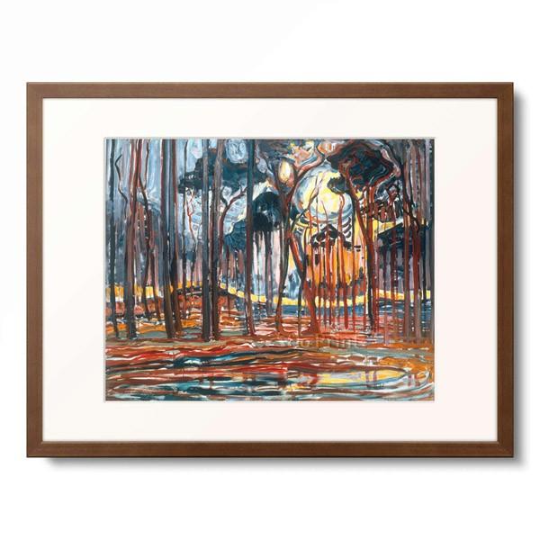 Mondrian, Piet 1872-1944."Woods near Oele", 1908.Oil on canvas, 128 × 158cm.The Hague, Gemeentemuseum.