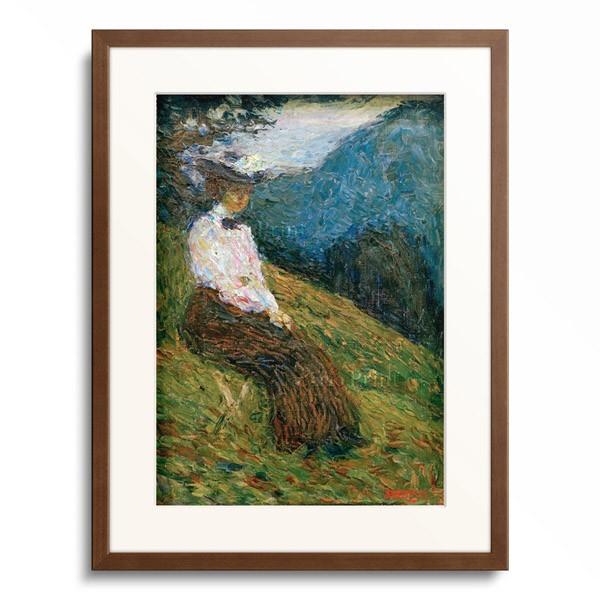 Munter, Gabriele Artist; 1877-1962."Kochel - Gabriele Munter", Summer 1902.Painting, Summer 1902, by Wassily Kandinsky (...