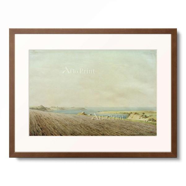 Friedrich, Caspar David 1774-1840."Baltic Sea near Rugen", 1824/25.(Bay around the Thiessower Haken with view onto Greif...